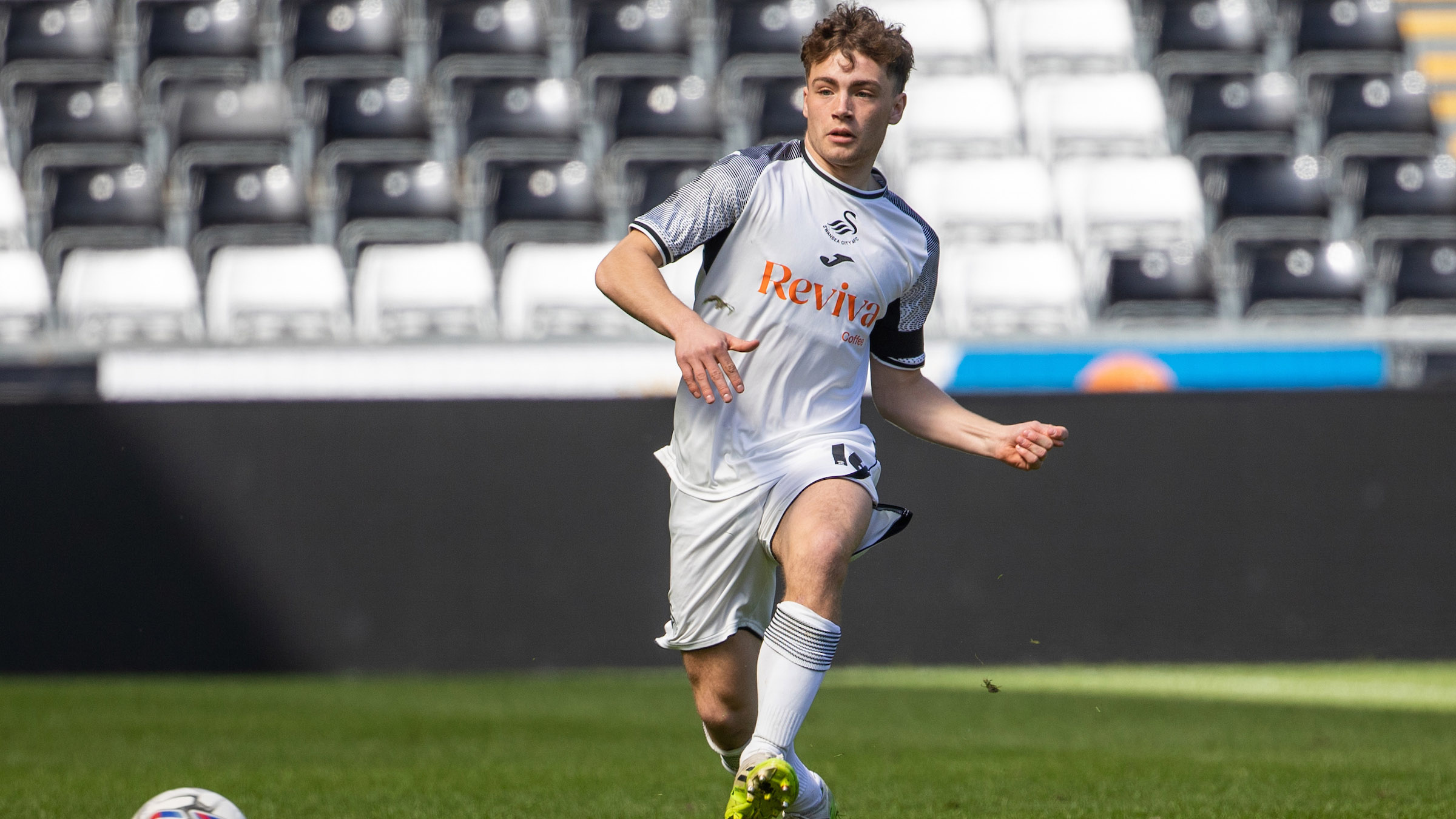 Lifelong Swans fan Caio Ifans relishing under-21s' chance after stadium debut | Swansea